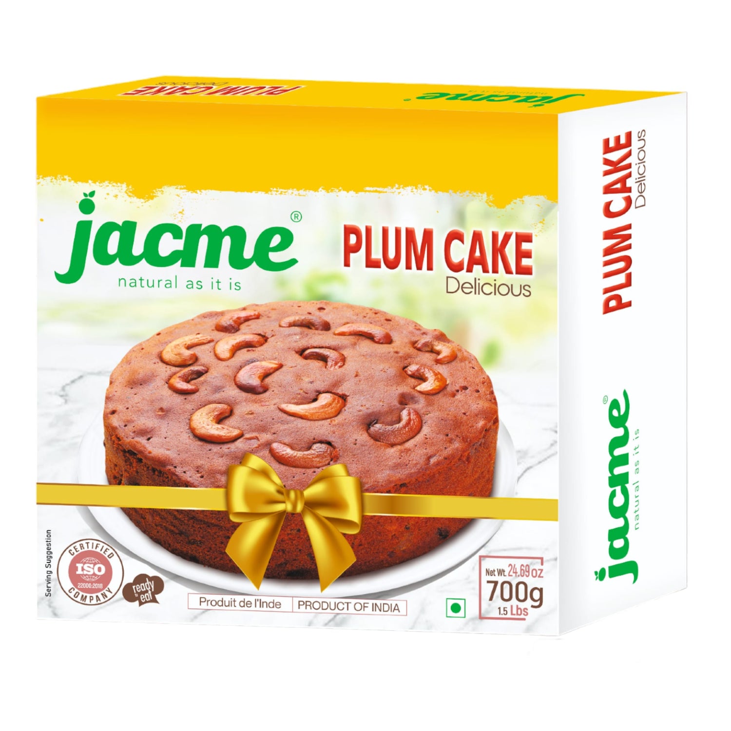Jacme Christmas Plum Cake 700g | Merry Slice